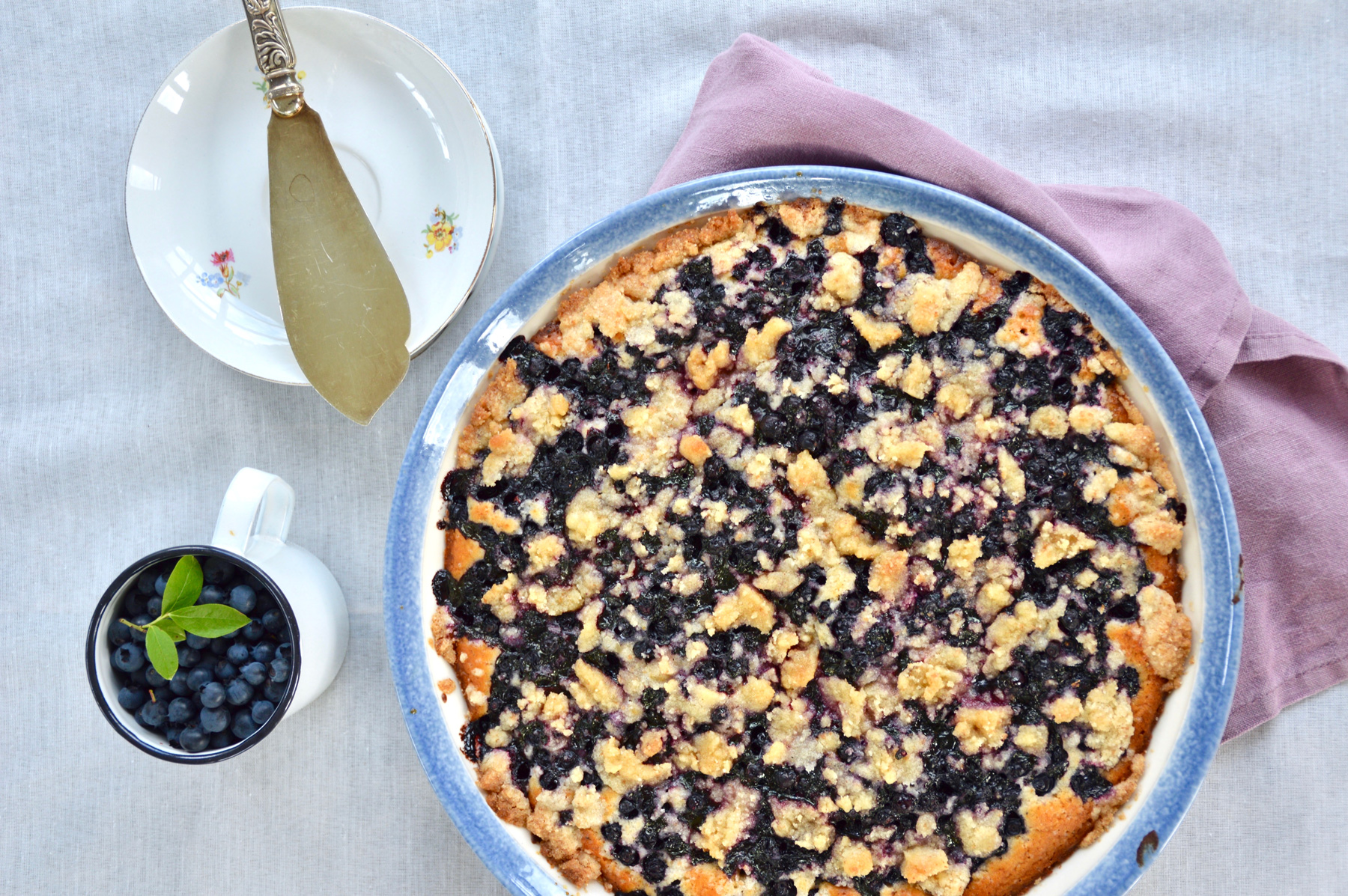 Helppo mustikkapiirakka | UPM Bonvesta